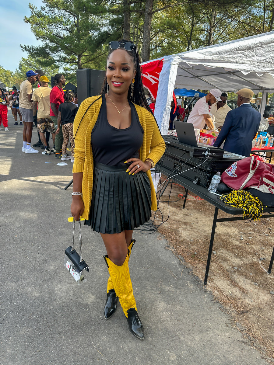 Black pleated skort – Preppy Chicks Boutique